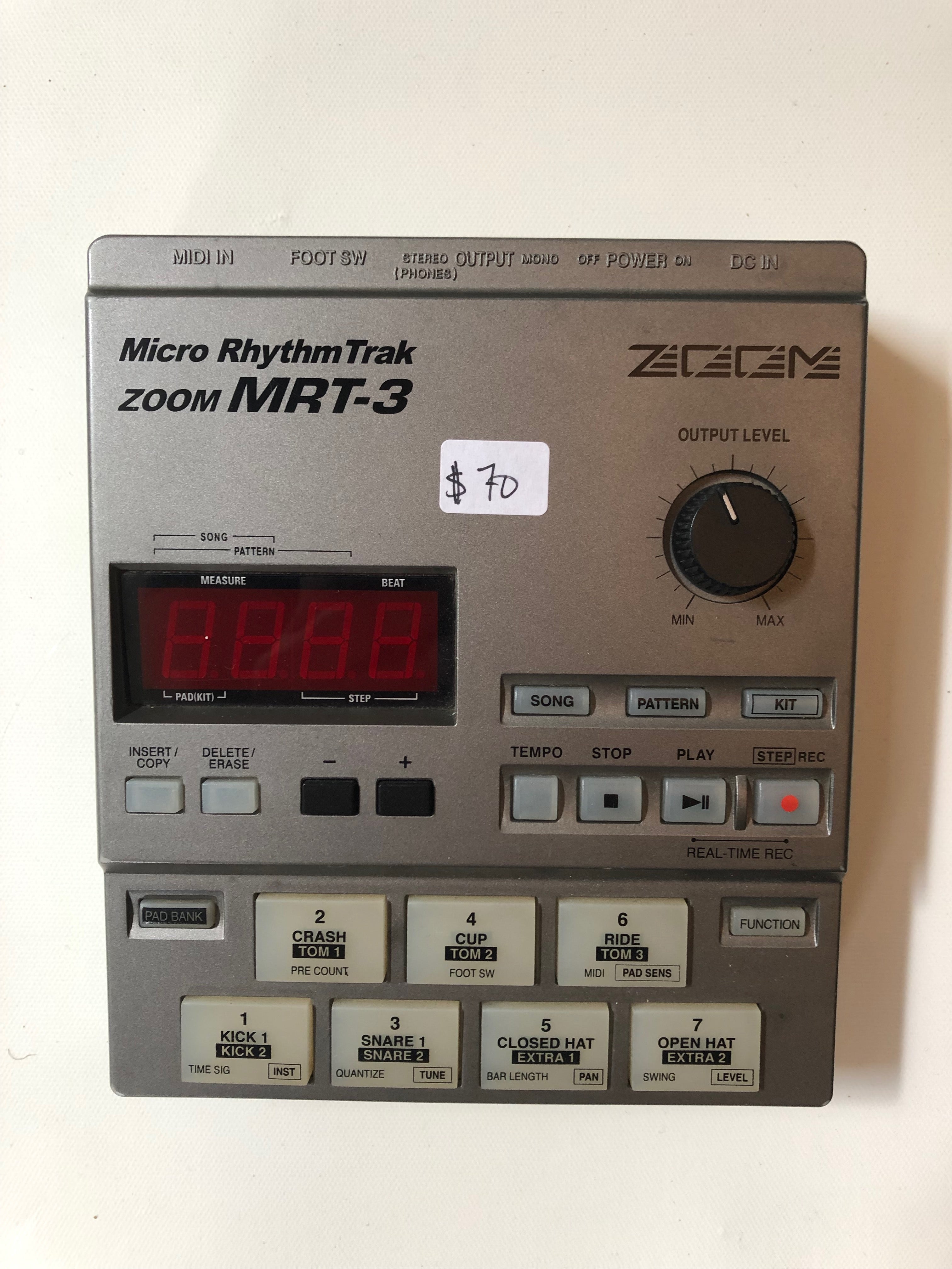 Zoom - MRT3 - Micro Rhythm Trak - Drum Machine - USED – Marrs Audio