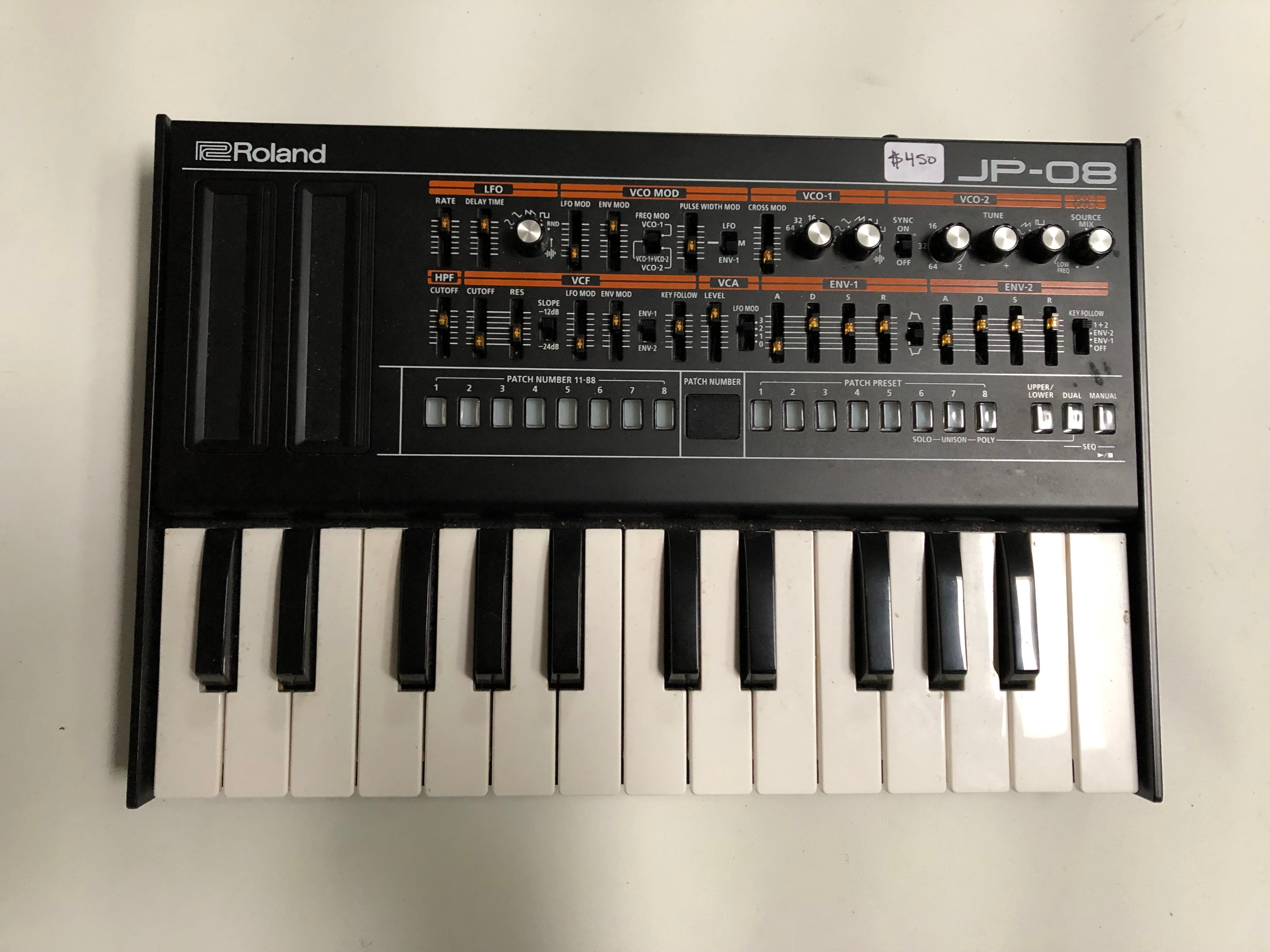 Roland JP-08 Boutique Series with K-25M Keyboard (USED) – Marrs Audio